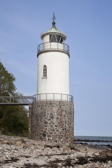 Lighthouse Taksensand Fyr Als Island Flensburg Editorial Stock Photo - Stock Image | Shutterstock