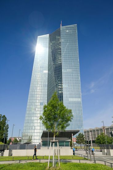 European Central Bank Ecb Main Building Editorial Stock Photo - Stock ...