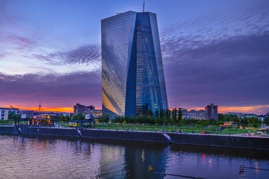European Central Bank Ecb Main Building Editorial Stock Photo - Stock ...
