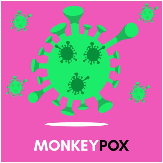 Monkeypox Virus Illustration Monkeypox Concept Monkeypox Editorial ...