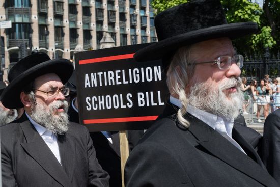 Orthodox Jewish Rabbis Members Haredi Communities Editorial Stock Photo ...