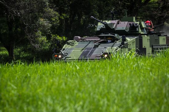Taiwans Cm34 Armored Vehicle Maneuvers During Editorial Stock Photo ...