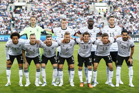 Germany Team Group Lineup Ger Football Editorial Stock Photo - Stock ...