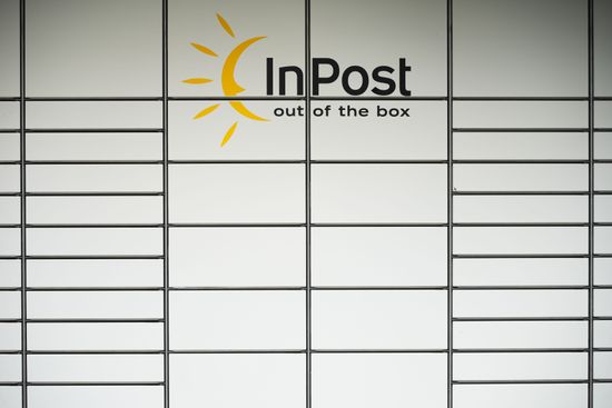 Inpost Postage Package Locker Unit Seen Editorial Stock Photo - Stock ...
