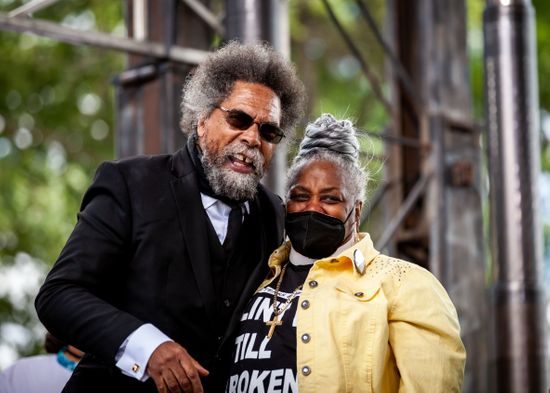 Dr Cornel West Hugs Bishop Bernadel Editorial Stock Photo - Stock Image ...