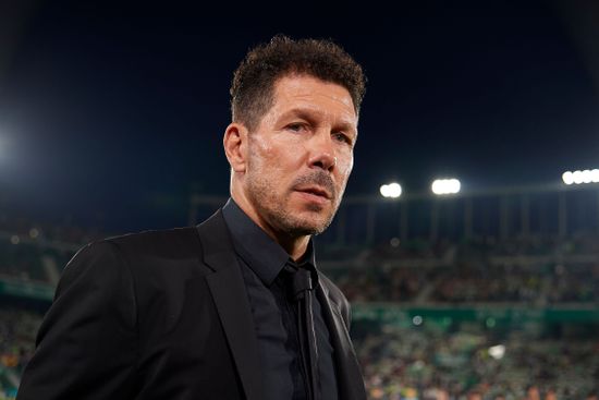 Diego Simeone Head Coach Atletico Madrid Editorial Stock Photo - Stock ...