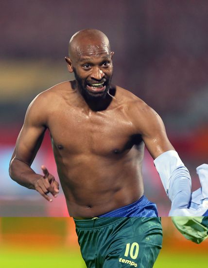 Zamalek Player Shikabala Celebrates During Egyptian Editorial Stock ...
