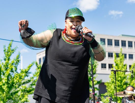 Lady Alma Performs During Juneteenth Block Editorial Stock Photo ...