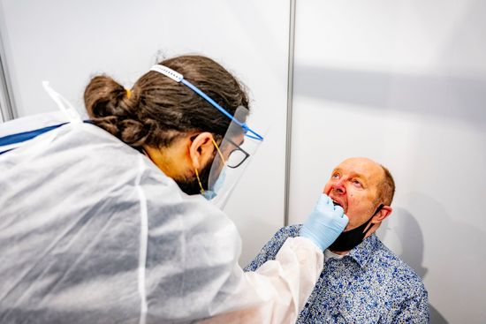 People Being Tested Corona Test By Editorial Stock Photo - Stock Image ...