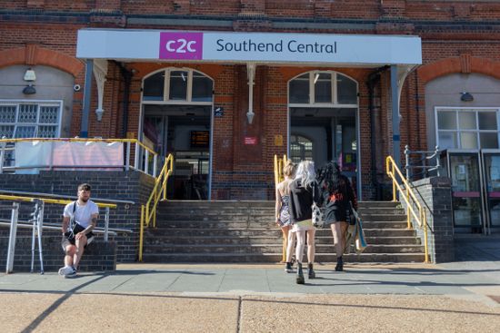 Southend Central Station Part Essex Thameside Editorial Stock Photo ...