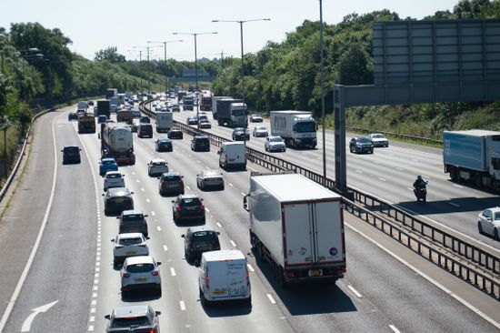 M25 Iver Running Normal Traffic Flow Editorial Stock Photo - Stock ...