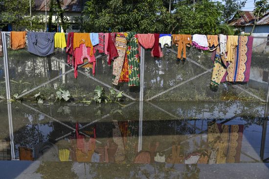People Drying Their Clothes Sunamganj On Editorial Stock Photo - Stock ...
