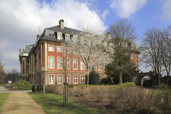 Muenster Princebishops Palace Baroque Style Residential Editorial Stock ...