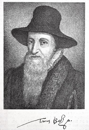Theodore De Beze Theodore Beza 15191605 Editorial Stock Photo - Stock ...