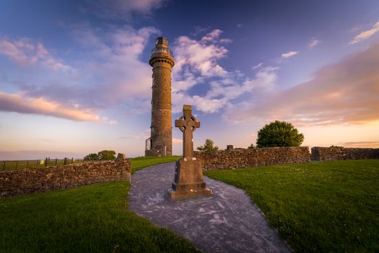 Irelands Only Inland Lighthouse Spire Lloyd Editorial Stock Photo ...