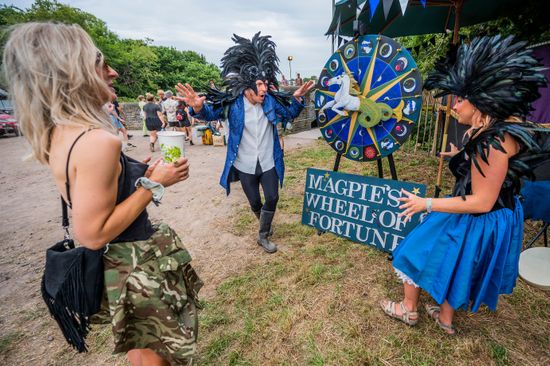 Magpies Wheel Fortune 50th 2022 Glastonbury Editorial Stock Photo ...