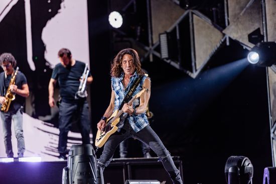 Guitarist Stef Burns During Concert Singer Editorial Stock Photo ...