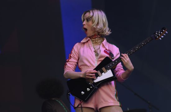 St Vincent Seen Performing During Day Editorial Stock Photo - Stock ...