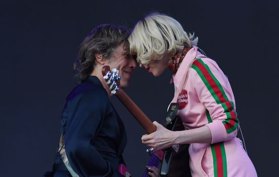 St Vincent Seen Performing During Day Editorial Stock Photo - Stock ...