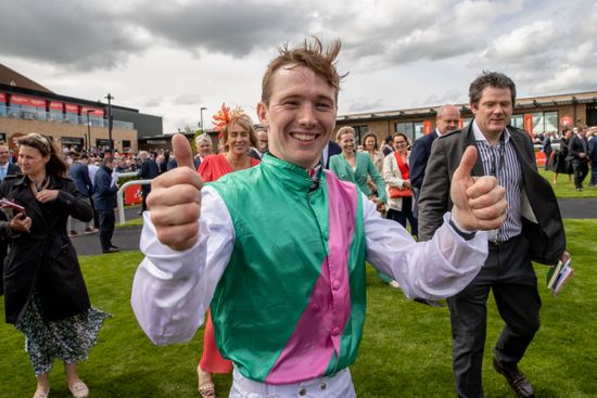 Colin Keane Celebrates After Winning Dubai Editorial Stock Photo ...