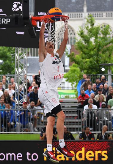 Strahinja Stojacic Serbia Dunks During During Editorial Stock Photo ...