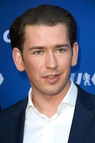 Federal Chancellor Sebastian Kurz Aut Speaks Editorial Stock Photo ...