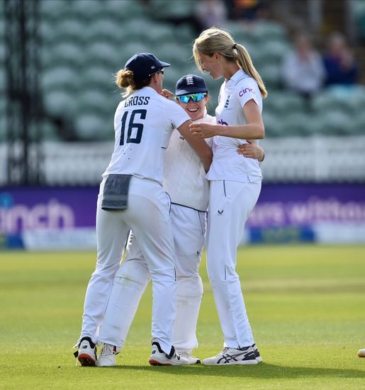 Wicket Lauren Bell England Women Celebrates Editorial Stock Photo ...