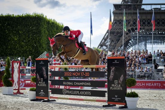 Lily Attwood Riding Calvaros Date During Editorial Stock Photo - Stock ...