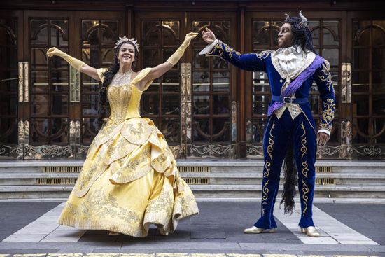 Disneys Beauty Beast Courtney Stapleton Emmanuel Editorial Stock Photo ...