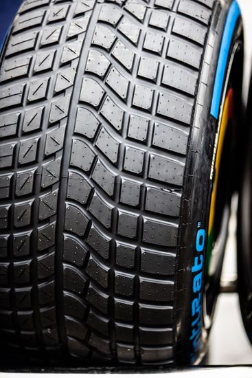 Pirelli Wet Tyres During Formula 1 Editorial Stock Photo - Stock Image ...