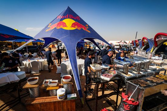 Red Bull Barbecue Atmosphere During Rest Editorial Stock Photo - Stock ...