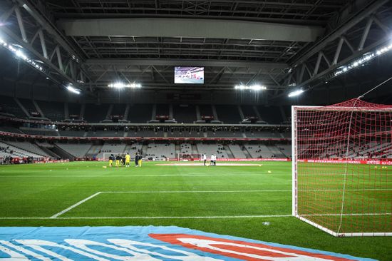 View Stadium Pierre Mauroy During French Editorial Stock Photo - Stock ...
