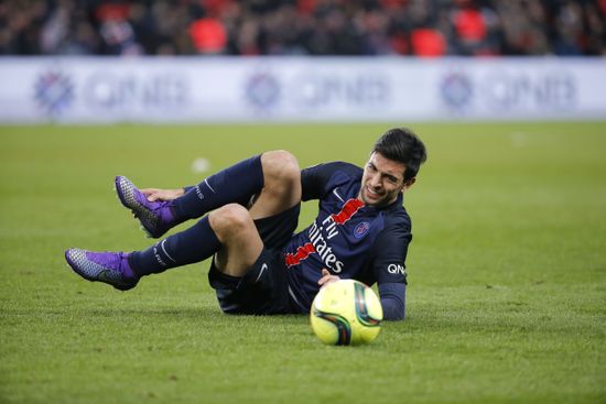 Javier Matias Pastore Psg During French Editorial Stock Photo - Stock ...