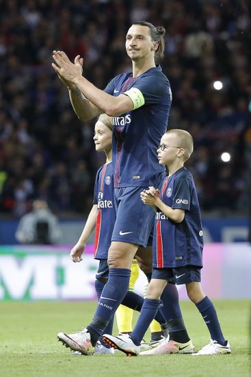 Zlatan Ibrahimovic Psg Their Children On Editorial Stock Photo - Stock ...