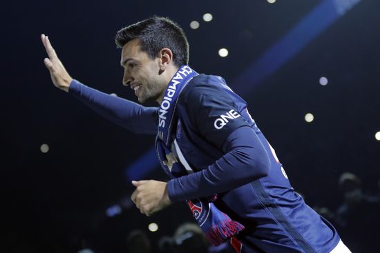 Javier Matias Pastore Psg During French Editorial Stock Photo - Stock ...
