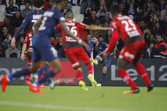 Javier Matias Pastore Psg During French Editorial Stock Photo - Stock ...