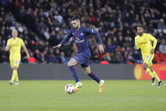 Javier Matias Pastore Psg During French Editorial Stock Photo - Stock ...