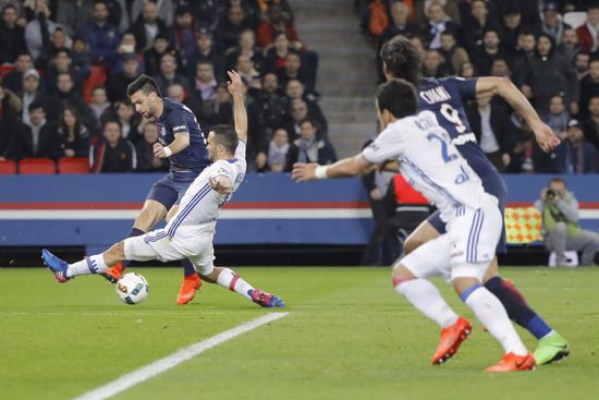 Javier Matias Pastore Psg Kicked Ball Editorial Stock Photo - Stock ...