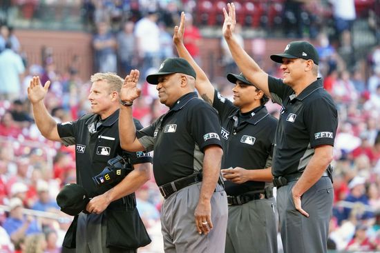 Major League Umpires L R Tripp Editorial Stock Photo - Stock Image ...