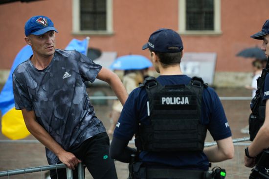 Man Apprehended By Police After Trespassing Editorial Stock Photo ...