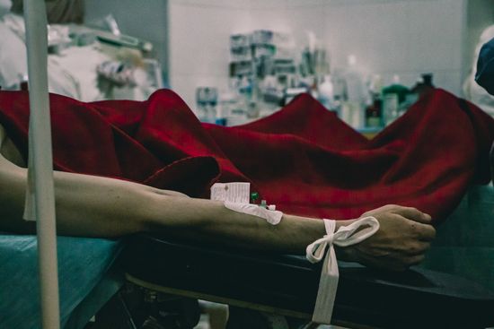 Hand Soldier Who Getting Operated On Editorial Stock Photo - Stock ...