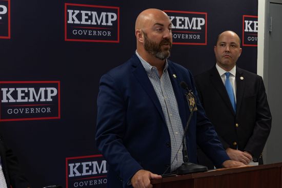 Barrow County Sheriff Jud Smith Speaks Editorial Stock Photo - Stock ...