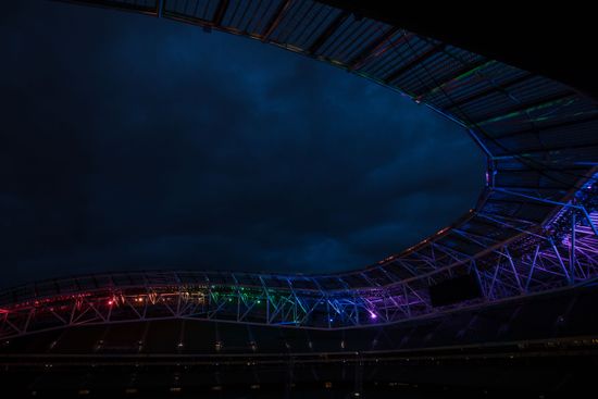 Wrap Aviva Irelands Pride Month Celebrations Editorial Stock Photo ...