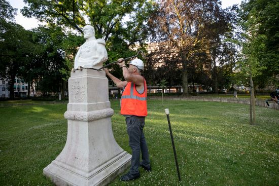 Illustration Picture Shows Removal Monument General Editorial Stock ...