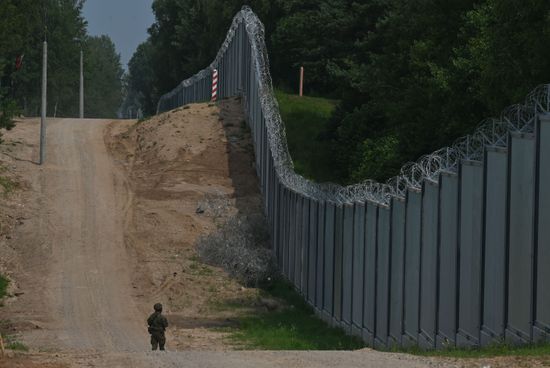 General View New Border Fence Prime Editorial Stock Photo - Stock Image ...