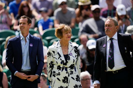 Andy Murray Margaret Court John Newcombe Editorial Stock Photo - Stock ...