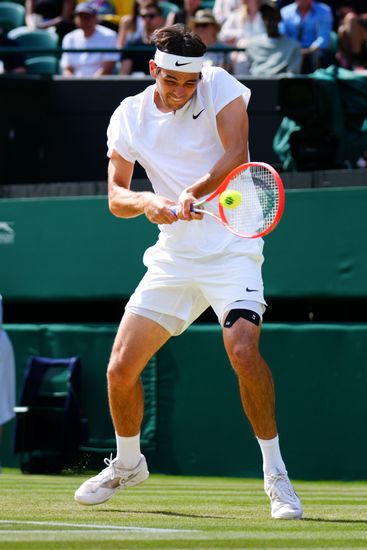 Taylor Fritz During His Fourth Round Editorial Stock Photo - Stock ...