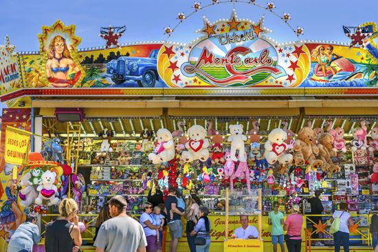 Ascension Market Fair Lottery Stall Kempten Editorial Stock Photo ...
