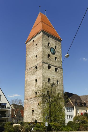 Goose Tower Goose Gate City Gate Editorial Stock Photo - Stock Image ...