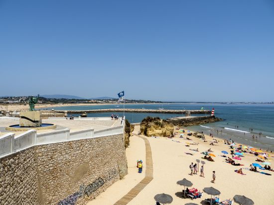 City Wall Beach Praia Da Batata Editorial Stock Photo - Stock Image ...